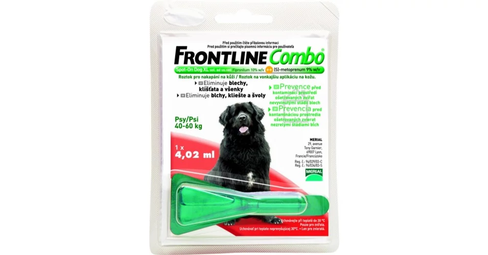 FRONTLINE COMBO SPOT ON KUTYÁKNAK 40+ kg XL 4.02ML - Spot-on